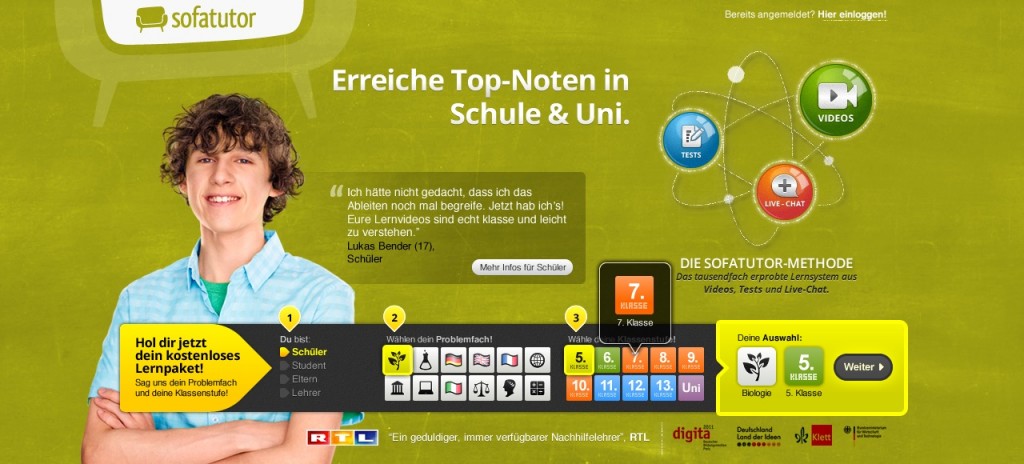 Sofatutor - Besser lernen mit Videos | Startstories.de